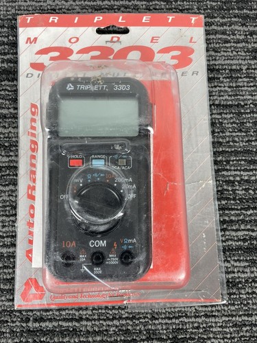 🔥 Triplett • Model 3300 Auto Ranging Digital Multimeter 614395000028 | eBay