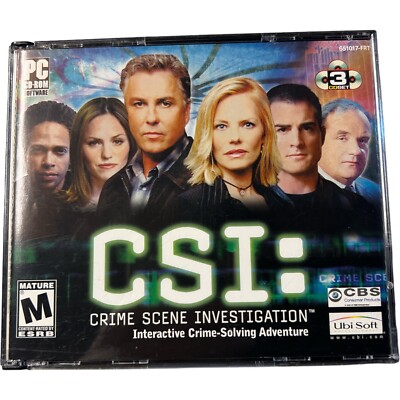 CSI: Crime Scene Investigation (PC, 2003) Interactive Crime Solving ...