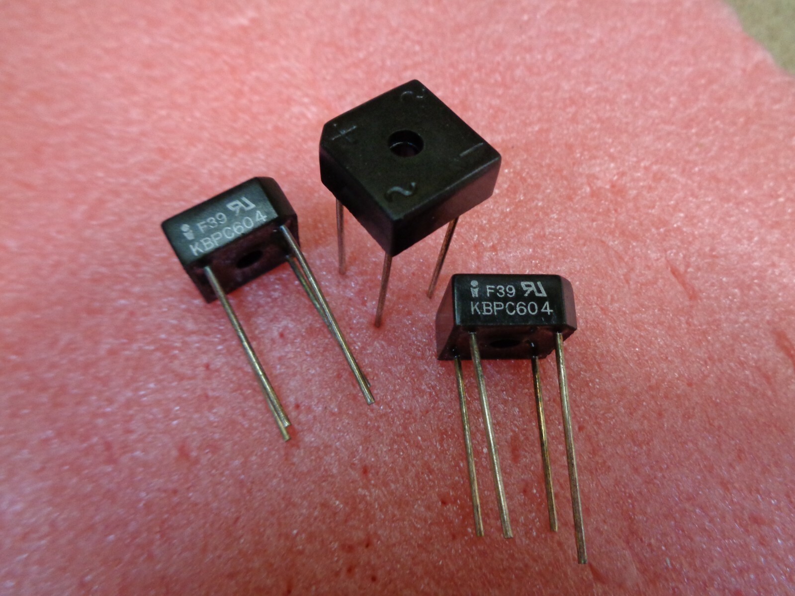 2 x KBPC604 *REAL* INTERNATIONAL RECTIFIER Silicon Bridge Rectifier ...