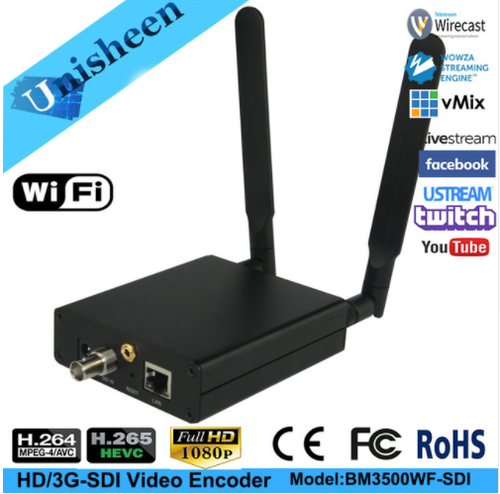 H.265/H.264 SDI to IP Wifi Video Encoder RTSP SRT UDP IPTV Live Stream ...