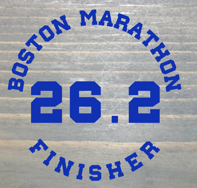 Boston Marathon Sticker 3.5" Decal Finisher 26.2 13.1 Half Bumper ...