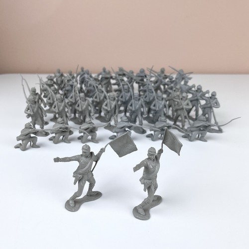 Marx 48 Battle of Blue & Gray Civil War Confederate Soldier Figures 1st ...