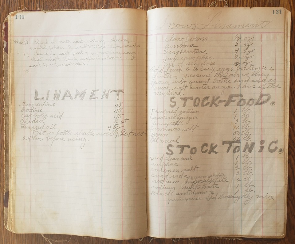 Antique Hand Written Diary Journal 1914-1923 Everyday Life,Finances ...