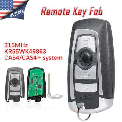 4btn Keyless Remote Fob Key for BMW X3 X5 528i 535i 750i xDrive ...