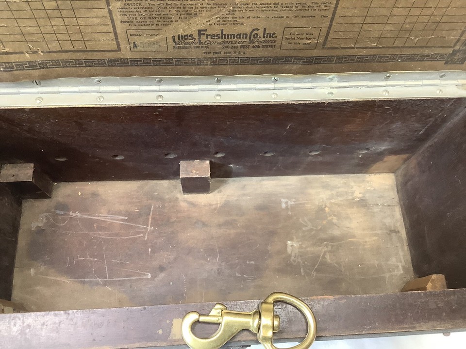 1920s Primitive Tool Tube Radio Collectors Toolbox Western Electric Era ...