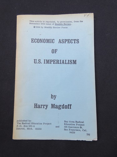 U.S. Imperialism Communist Pamphlet Radical Education Project 1966 ...