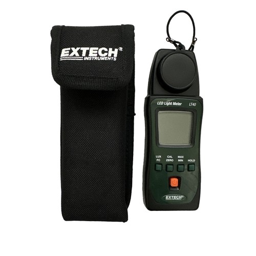 Extech LT40 LED Light Meter With Carrying Case High Accuracy Device | eBay