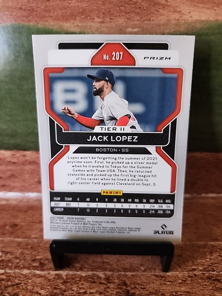 2022 Panini Prizm #207 Jack Lopez Purple Prizm *Tier II* | eBay