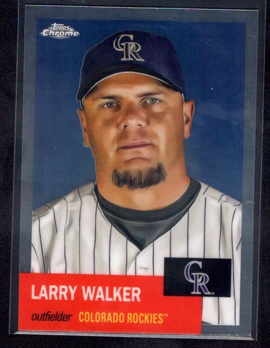 Larry Walker 2022 Topps Chrome Platinum Base Set Colorado Rockies #412 | eBay