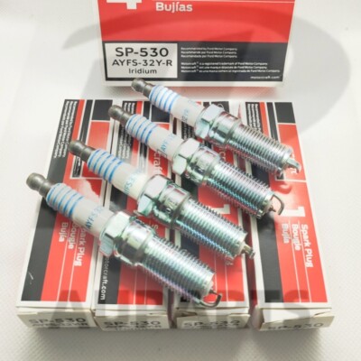SET OF 4 SP-530 AYFS32YR Iridium Spark Plugs For Ford Escape Lincoln ...