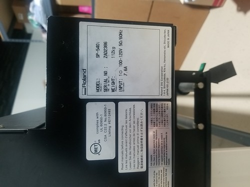 Roland VersaCAMM SP-540i 54" Eco-Solvent Inkjet Printer/Cutter FREE ...