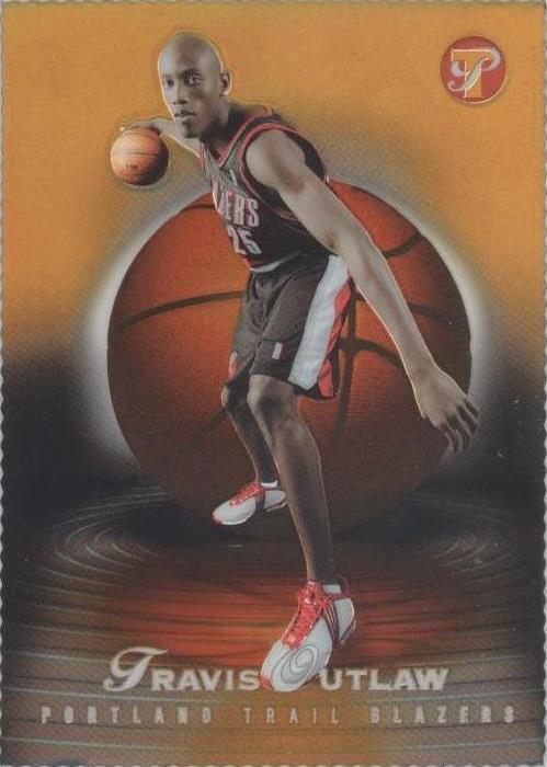 2003-04 Topps Pristine - Travis Outlaw #168 Gold Refractor /99 (RC) for ...
