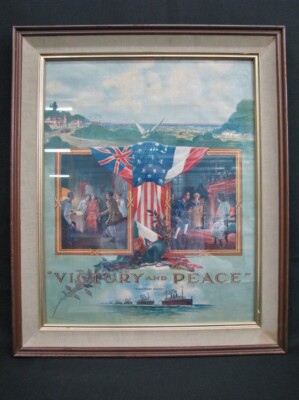 WWI Original Framed 1918 Poster Victory and Peace Homeward Bound by ...
