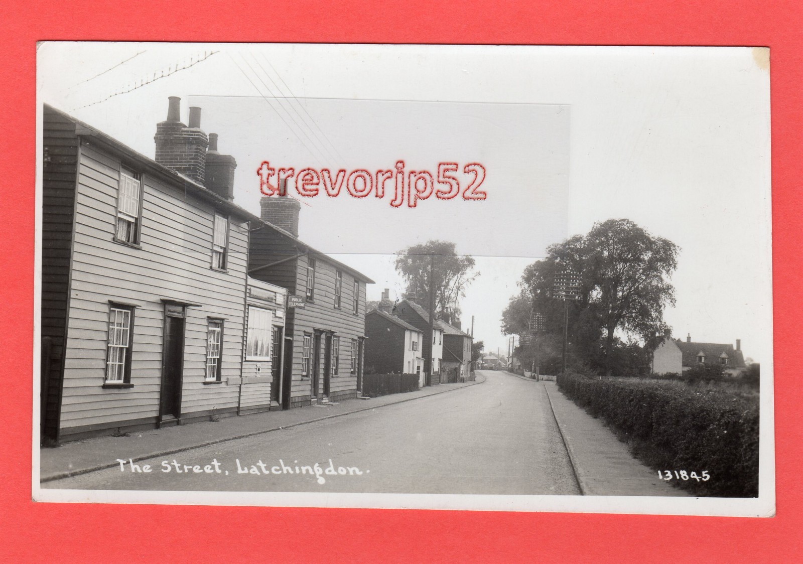 The Street Latchingdon Post Office Nr Maldon RP pc used 1933 Ref P566 ...