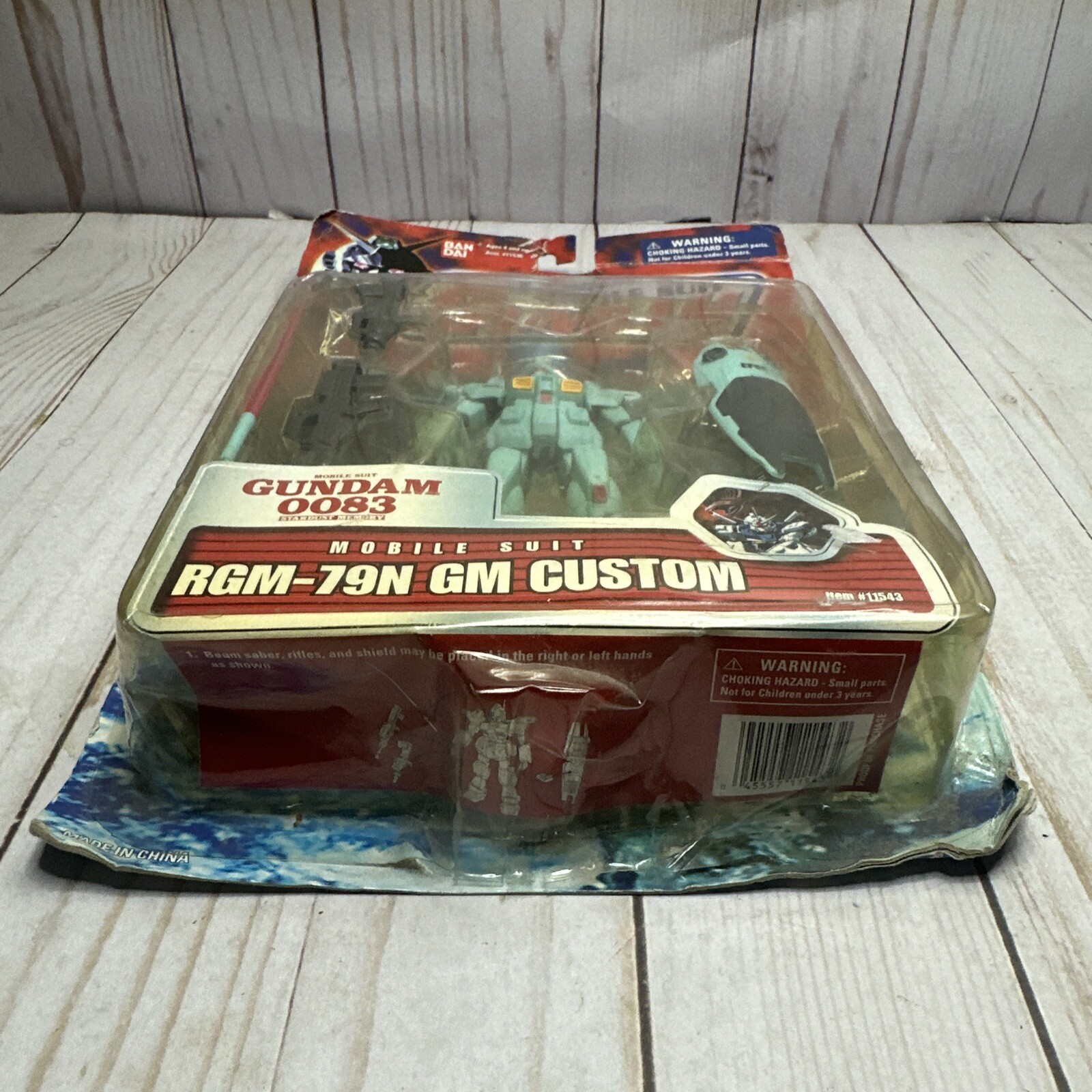 Bandai Mobile Suit Gundam 0083 RGM-79N GM CUSTOM 4.5" Action Figure ...