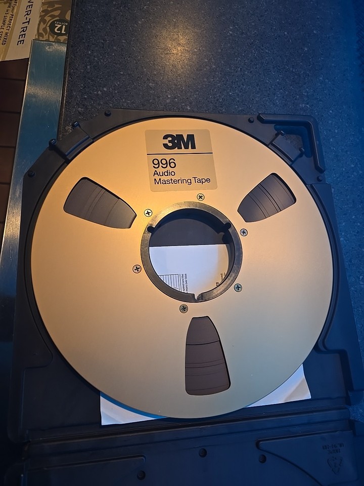 Vintage Large 10.5" 3M 996 Metal Reel to Reel Audio Mastering Tape | eBay