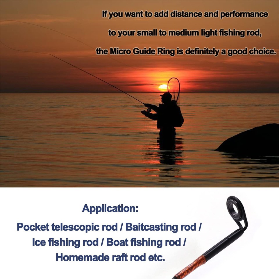 Micro Rod Tips Repair Kit - 30pcs Baitcasting Rods Fishing Rod Tip ...