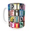 HEIDI Coffee Mug / Cup featuring the name in photos of sign letters | eBay