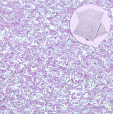 Tinsel Glitter Purple Iridescent FAUX LEATHER SHEET 8" x12" Iridescent ...