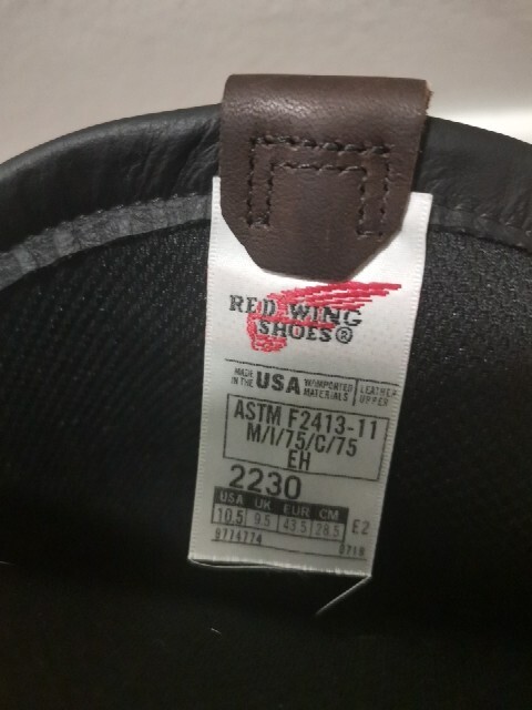 Right ONLY Red Wing Mens Brown Leather PECOS STEEL TOE Supersole Boots ...