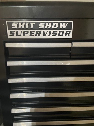 Shxt Show Supervisor 3D Printed Tool Box Badge. | eBay