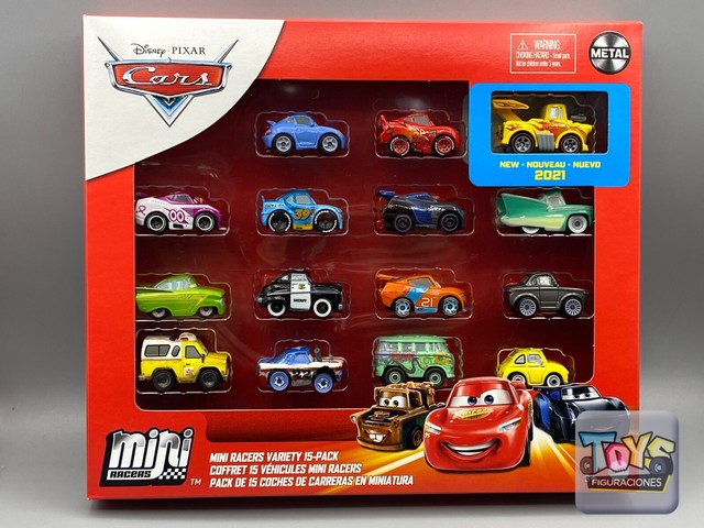Disney Pixar Cars Mini Racers 15 Pack Hot Rod Mater Flip Dover Todd for ...