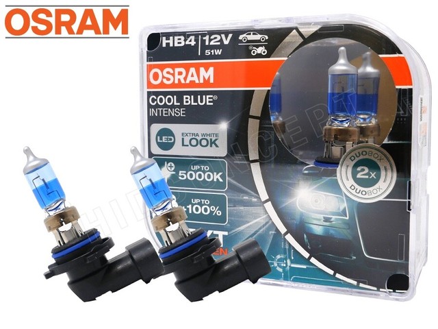 Osram HB4 9006 Cool Blue Intense NEXT Gen Headlight Halogen Bulbs ...