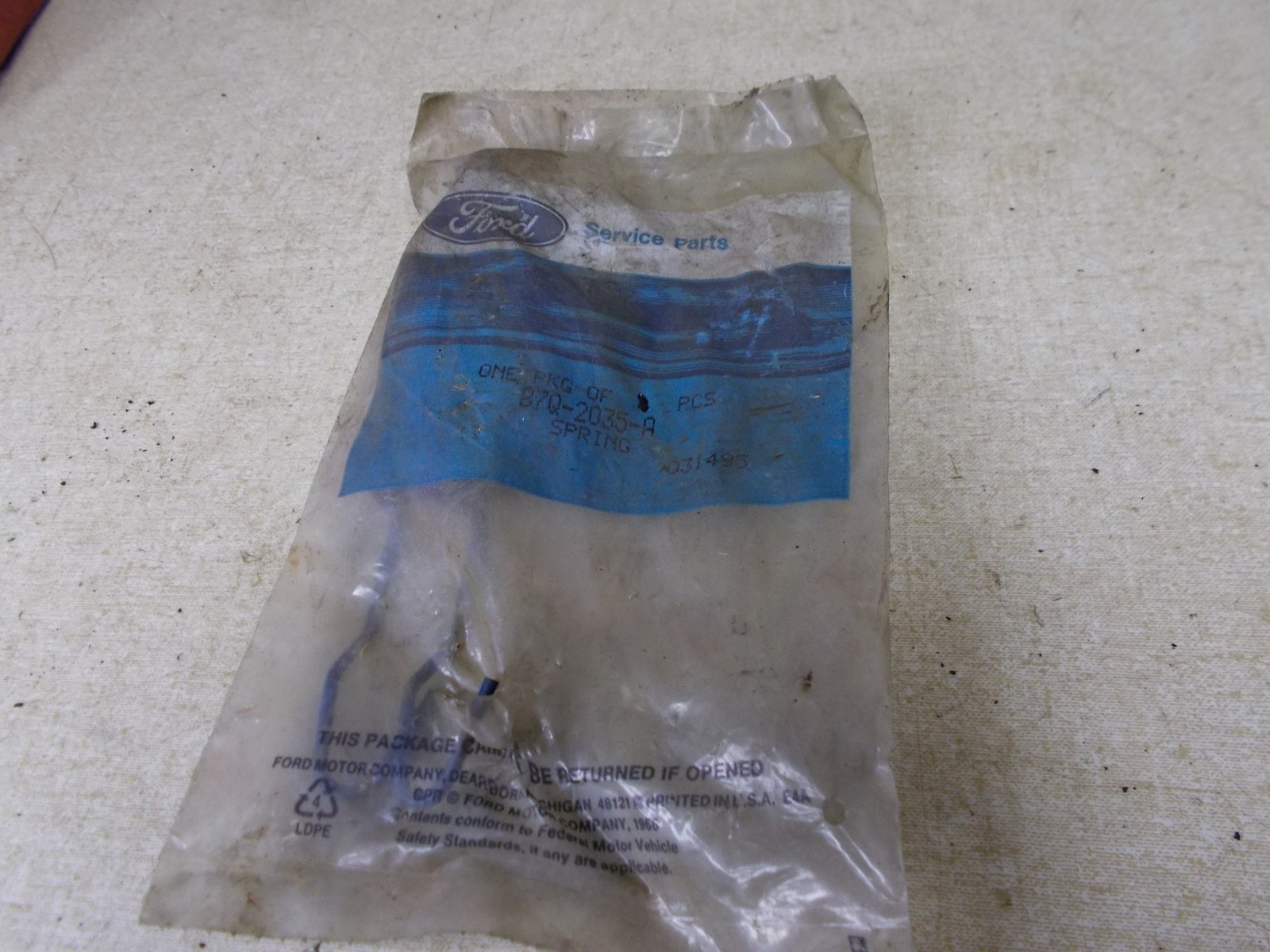 NEW Ford B7Q-2035-A NOS Brake Springs, Lot of 2 *FREE SHIPPING* | eBay