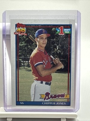 1991 Topps - Chipper Jones #333 (RC) | eBay