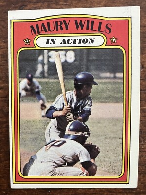 1972 Topps - In Action #438 Maury Wills | eBay Australia