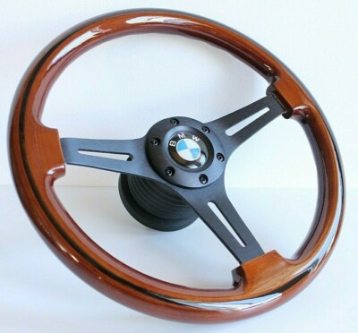 Steering Wheel fits For BMW Wood Steering Wheel E9 E12 E21 E23 E24 E28 ...