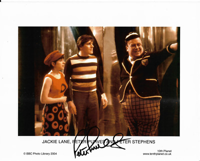 Peter Purves "Steven Taylor" DOCTOR WHO Signed Autograph 10" x 8" COA ...