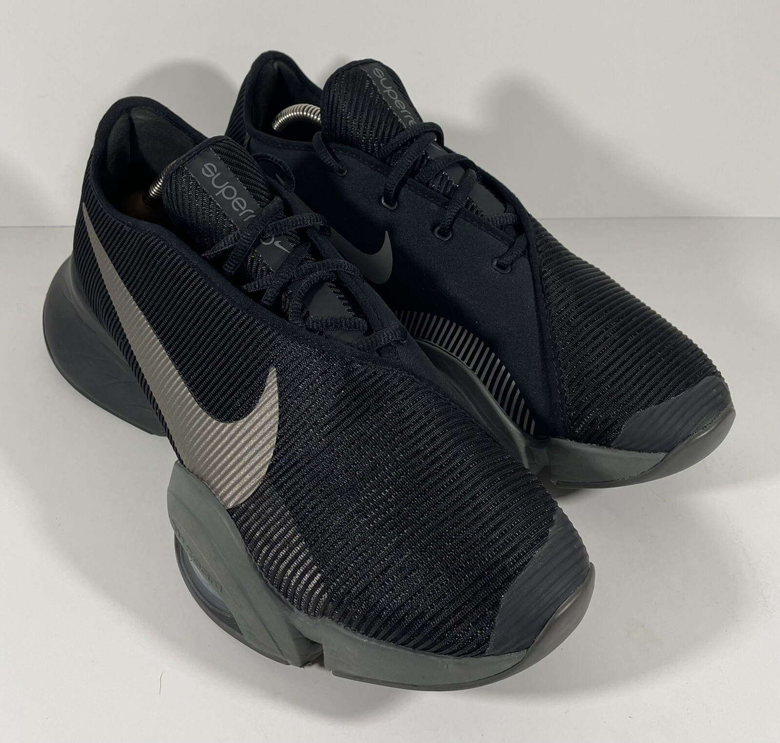 Nike Mens Air Zoom SuperRep Black Metallic Pewter Run… - Gem