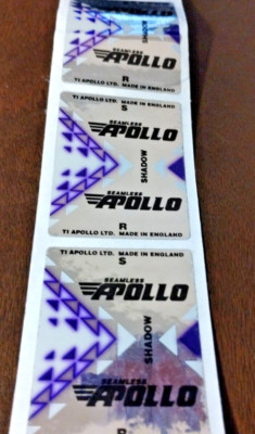 36 Apollo Golf Shadow R/S Generic shaft labels (Silver) Brand New | eBay