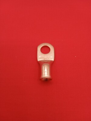 (4Pc) 6ga Lugs Copper Ring Terminals.5/16" Stud Hole Ring Terminals | eBay