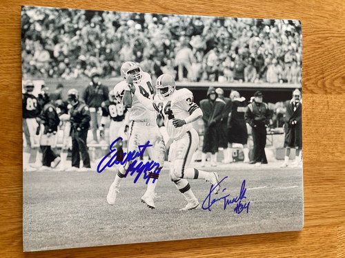 Cleveland Browns Kevin Mack Earnest Byner Signed 8x10 W/COA | eBay
