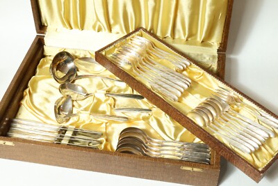 Suprasil Silver Cutlery 100 Silver Cutlery Tableware 6 Person Cutlery ...