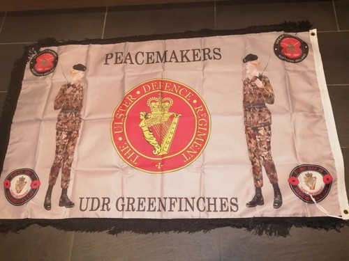 Ulster Defence Regiment UDR Greenfinches peacemakers British Flag 3X5 ...