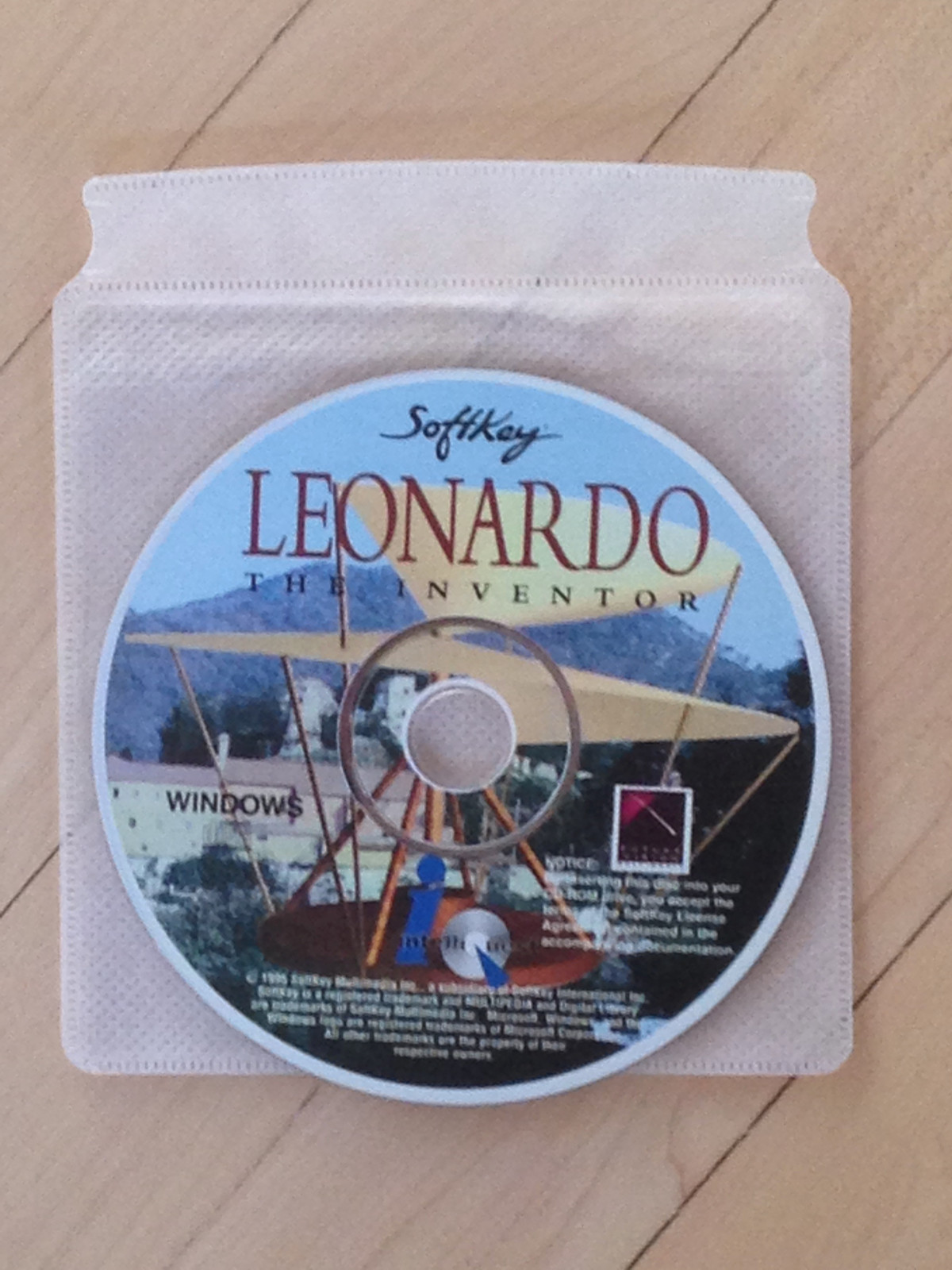Leonardo The Inventor, CD-Rom, Windows Softwre, '95, by SoftKey ...