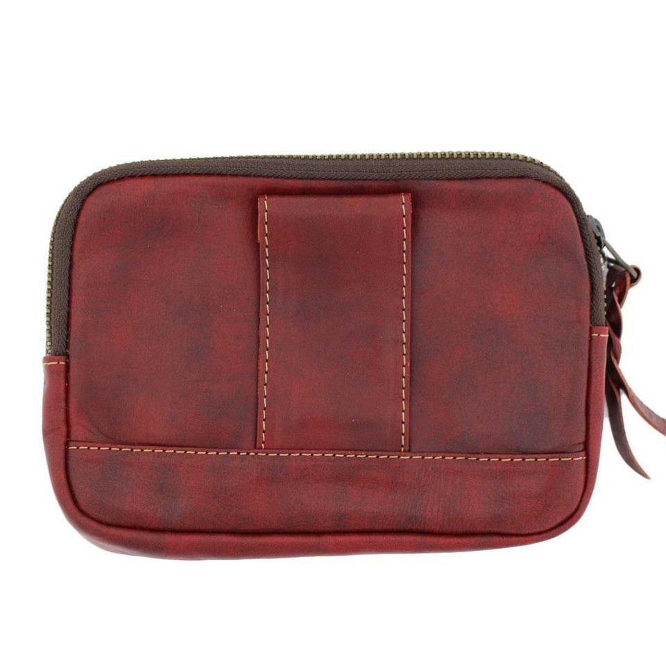 Leaders in Leather Hand Made Womens Boho Zip Around Wallet with Mandala ...