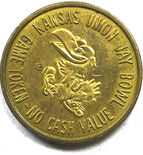 Kansas Union Jay Bowl Game Token Jayhawk 23mm KU | eBay