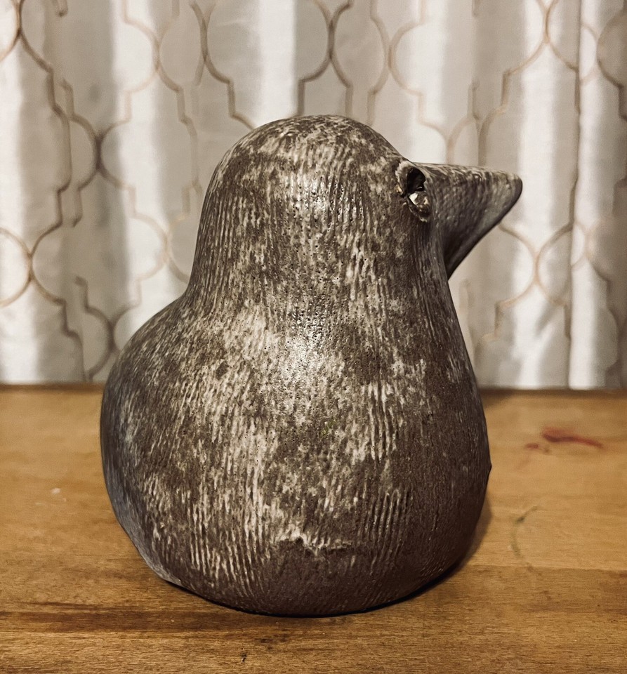 Beautifully Signed Vintage McCarty Pottery Nutmeg Grouse Bird Merigold ...