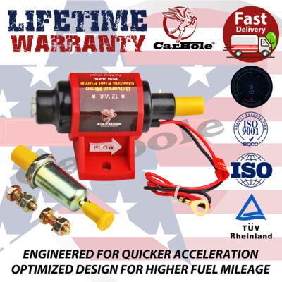 Universal 12v 2-3.5Psi Micro Electric Fuel Pump 28 GPH 42S Gasoline ...