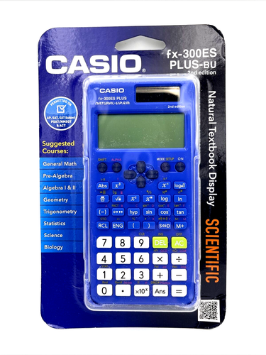 Casio fx-300ES PLUS 2nd Edition Scientific Calculator - Blue for sale ...