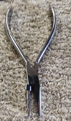 MICRO MARK FORMING PLIERS 3 STEP THREE ROUND NOSE CONCAVE WIRE BENDING ...