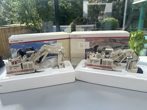 RH340 Backhoe And Faceshovel Pair Scale Mining Models 1/50 | eBay UK