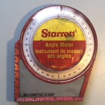 Starrett Angle Meter With Magnetic Base | eBay