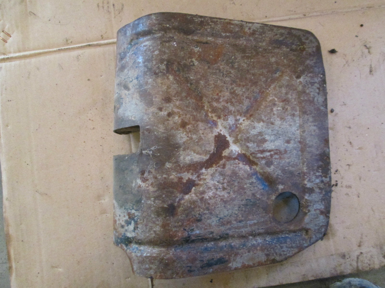 1965 Suzuki Hillbilly K15 K15P 80 skid plate brush guard engine motor ...