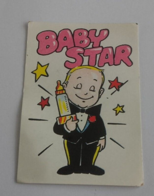 BABY STAR PANINI AUTOCOLLANT STICKERS CRHOMO | eBay