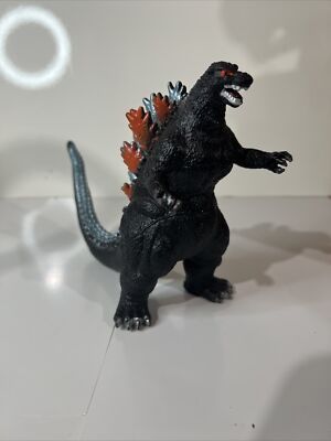 Rubber Godzilla 6 Inches with Orange Spines King of the Monsters ...